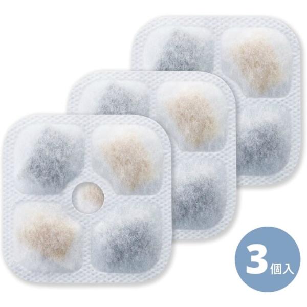 いつでも清潔でおいしい水を愛猫にフィルターが食べカス、抜け毛、ホコリなどの汚れ、カルキ臭を取り除き、きれいでおいしい水を維持■サイズ：95x40x145(mm)※製品によって仕上りサイズに多少の誤差がありますのでご了承下さい。■重量：40g...