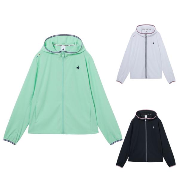 ■カラー：EM00 ( エメラルド )WH00 ( ホワイト )NV00 ( ネイビー )■サイズ：S、M、L、O■素材：ヘランカダイヤニット本体/ポリエステル100%フード口、袖口/ポリエステル80%、ポリウレタン20%■特長：・吸汗速乾...
