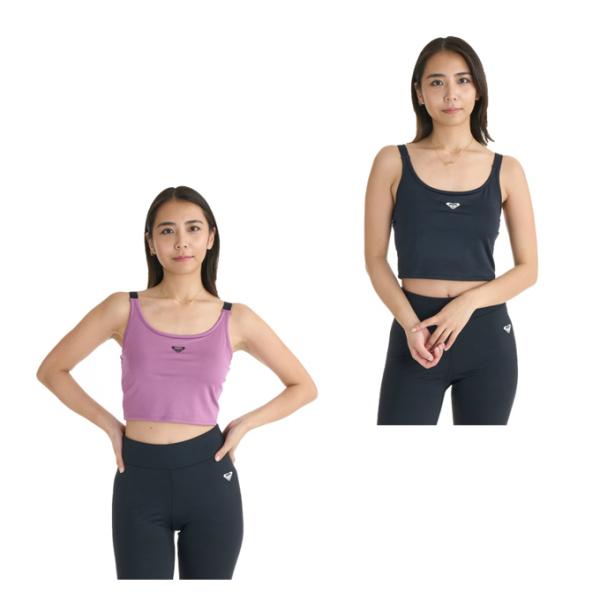 ■カラー：BLK、VIO■サイズ：S、M、L■素材：ポリエステル93%、ポリウレタン7%■特長：・人気の定番ブラトップ。少し長めの着丈でハイウエストボトムとの相性抜群。・表身頃とカップ部分を2重構造にし、アクティブに動いても安心のつくり。・...