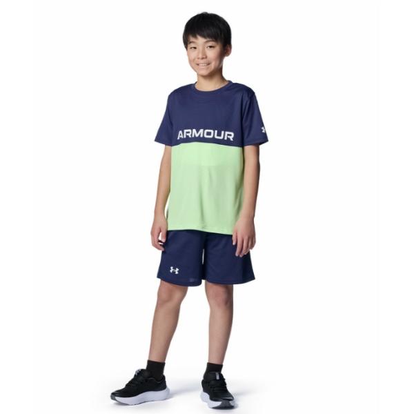 ■カラー：411(Midnight Navy / Lumos Lime / White)■サイズ：120、130、140、150、160■着用感：Loose■素材：ポリエステル100%■生産国：カンボジア■お手入れ方法：洗濯機洗い可能■特長...
