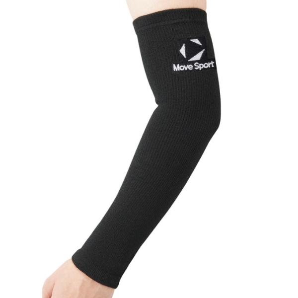 パッドレスにより動きやすさが特徴の肘サポーターです。長さ/約3.5cm（元型/DVB-871.2.B)■カラー：BKWH(ブラック×ホワイト)■サイズ：F■素材：アクリルポリエステルポリウレタン■原産国：日本検索ワード：バレーサポーター サ...