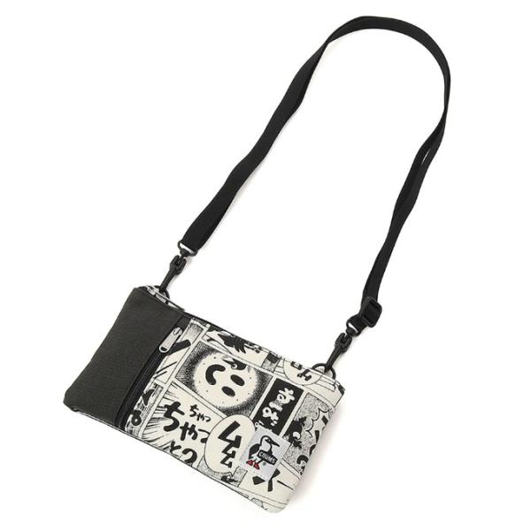 ■カラー：Onomatope■サイズ：H 12 X W 20 cm(iPhone15/15pro収納可能)※製品によって仕上りサイズに多少の誤差がありますのでご了承下さい。■素材：Body/Sweat Cotton70%、Polyester...