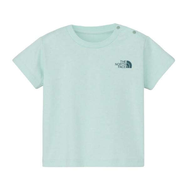 北海道斜里町の観光シンボルキャラクター、知床トコさんのグラフィックを配置した半袖Tシャツのベビーモデル■カラー：OF(オパールフロスト)■サイズ(cm)：80 ( 着丈/34、身幅/32、肩幅/27、袖丈/9、裾幅/32、袖口幅/11 )9...