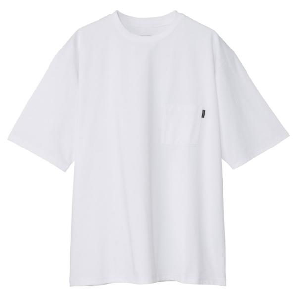 天然繊維のような柔らかさとともに、汗処理機能と肌離れのよさを備えた、現代の酷暑に対応する半袖Tシャツ■カラー：W(ホワイト)■サイズ：S、M、L、XL、XXL■表素材：Recycled Airy Poly Cloth（ポリエステル50％、複...