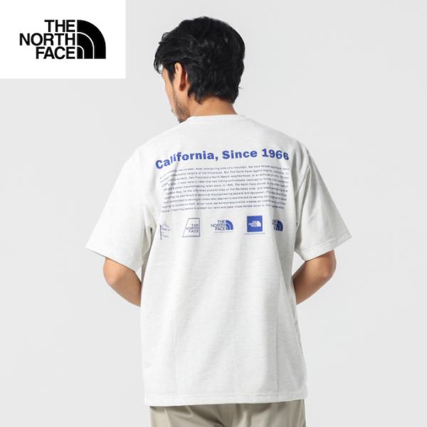 肌触りのよいコットンと、速乾性を持つリサイクルポリエステルを使用した、ニット生地のTシャツ。風合いのよいコットンライクな生地は、柔らかくしなやかな肌触りです。THE NORTH FACEの歴代のロゴを年代順に並べ、ブランドの歴史を記していま...