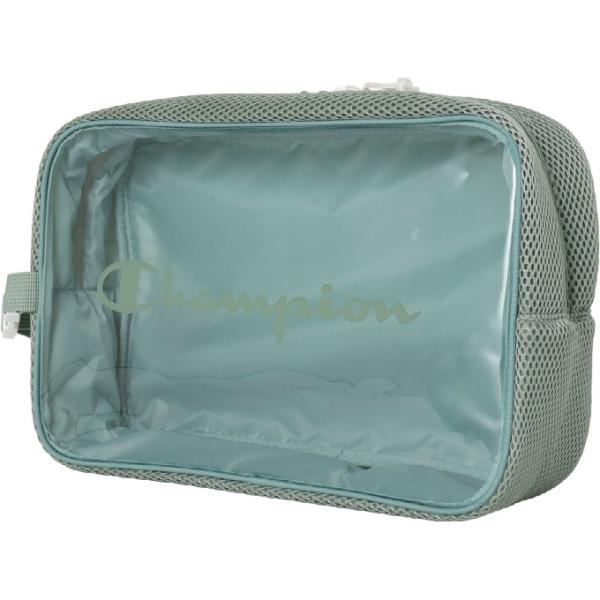 ■カラー：562(セージグリーン)■サイズ：F(350×220×120mm)※製品によって仕上りサイズに多少の誤差がありますのでご了承下さい■素材：透明部分ポリ塩化ビニールメッシュ生地部分ポリエステル100%(ポリウレタン加工)テープ部分ポ...