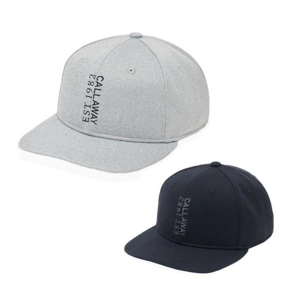 被り心地に優れたスポーティーなセミフラットキャップ。薄手のダブルニットで被り心地がよく、縦のCALLAWAY EST.1982ロゴがスポーティーな印象を与えます。更にツバ裏を黒色で仕上げることで光の反射を抑えます。ゴルフにも日常にもフィット...