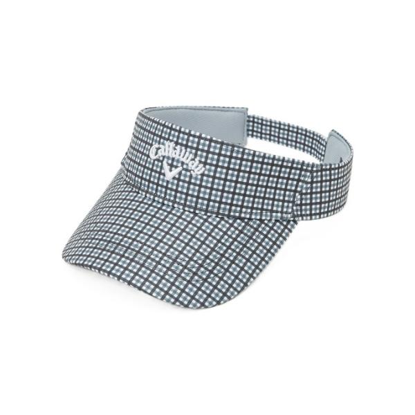 アパレルと連動したチェック柄を落とし込んだポリエステルツイル素材のバイザー。コーディネートのポイントにもなり、一気に華やかに見せてくれる他にはないアイテムです。■カラー：1030(WHITE)■サイズ：FR(高さ/6cm、つば/7.5cm、...