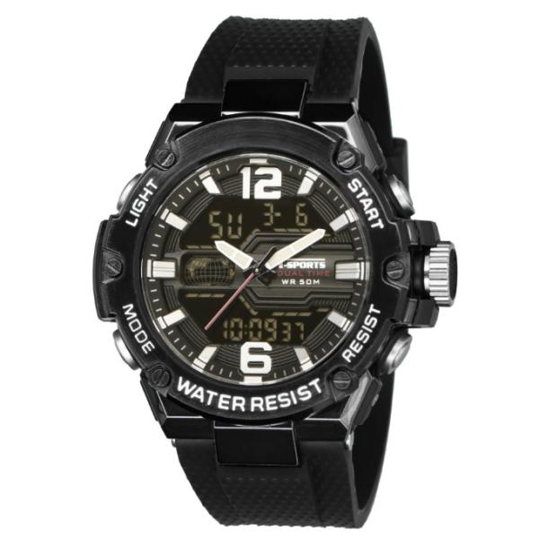 アウトドアファッションに最適なデザイン！■カラー：BK■サイズ：横幅/5.3cm×高さ/28.0cm■重量：0.8g■素材：ABS/TPU■機能：・ストップウォッチ・ELライト・アラーム・チャイム・カレンダー・5気圧防水■原産国：中国検索ワ...