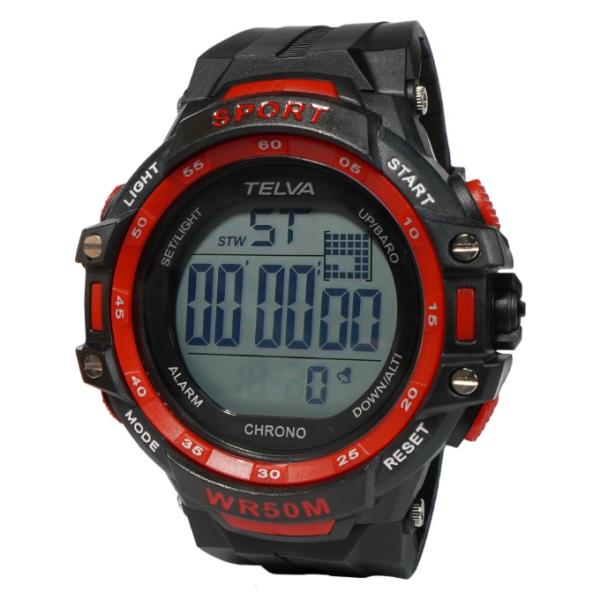 ストップウォッチ機能付き！■カラー：RD■サイズ：横幅/5.47cm×高さ/26cm■重量：0.55g■素材：ABS/ウレタン■機能：・ストップウォッチ・ELライト・アラーム・チャイム・カレンダー・5気圧防水■原産国：中国検索ワード：ランニ...