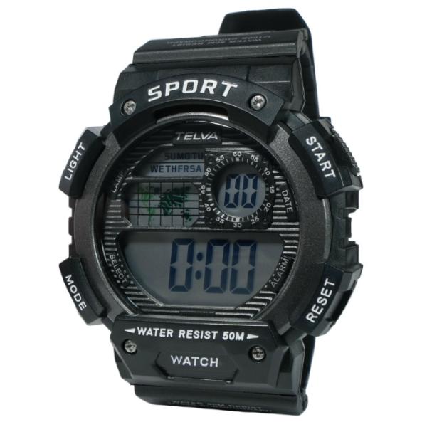 ストップウォッチ機能付き！■カラー：BK■サイズ：横幅/5.47cm×高さ/26cm■重量：0.51g■素材：ABS/ウレタン■機能：・ストップウォッチ・ELライト・アラーム・チャイム・スヌーズ・カレンダー・5気圧防水■原産国：中国検索ワー...