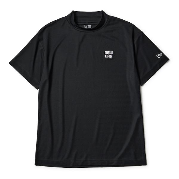 通気性が高く、肌触りの良いポリエステル100%の鹿の子編み素材を使用したミッドネックTシャツ。・左胸にワンポイントのロゴ刺繍を施した、シンプルで着回しやすいデザイン。・吸汗速乾性、UVカット、抗菌加工を備え、春夏シーズンに適した機能性。・ベ...