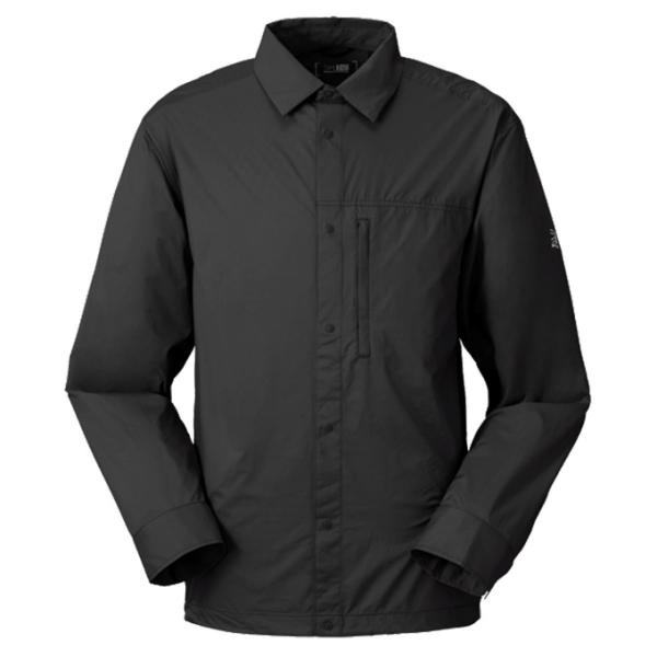 軽量性と携行性に優れたウィンドシェルシャツ。山行時にもスムーズな着脱_換気を行えるようスナップボタンを採用。衿は2WAY仕様で、衿先のスナップボタンを使用しスタンドカラーの状態で固定することで首への日差しを予防。軽量で携行性に優れた汎用性の...