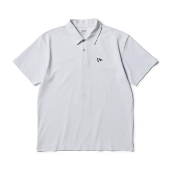 ポリエステル鹿の子素材を使用した、ベーシックなポロシャツ。■カラー：ホワイト■サイズ：M、L、XL■素材：ポリエステル■原産国：中国■特徴：・背面にグラデーションカラーのバーチカルロゴをレイアウトした印象的なデザイン。・吸汗速乾・UVカット...
