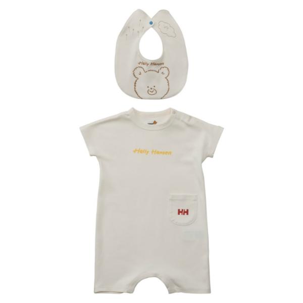 子どもたちに「自然とのつながり」「冒険心」「自尊心」「好奇心」を伝える、HELLY HANSENのオリジナルストーリー。そこに登場するヘリーベアをアイコンにした、HELLY BEARコレクションのロンパースとビブのセットです。オーガニックコ...