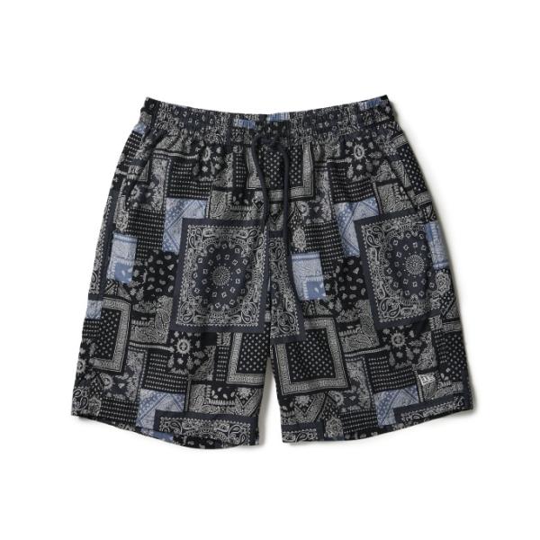 オリジナルのペイズリーパターンを全面にあしらった存在感のあるデザイン。■カラー：ネイビー■サイズ：S、M、L、XL■素材：綿■原産国：中国■特徴：・膝上丈のイージーショートパンツで快適な着用感。・同柄のトップスと合わせたセットアップスタイル...