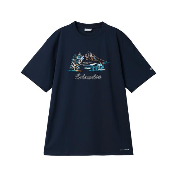 涼感素材に、アウトドアモチーフのアートワークが光る！■カラー：CLNV mt ( 464 Collegiate Navy Mountain )■サイズ：S、M、L、XL■素材：OFZインターロック(ポリエステル100%)■機能：・OMNI-...