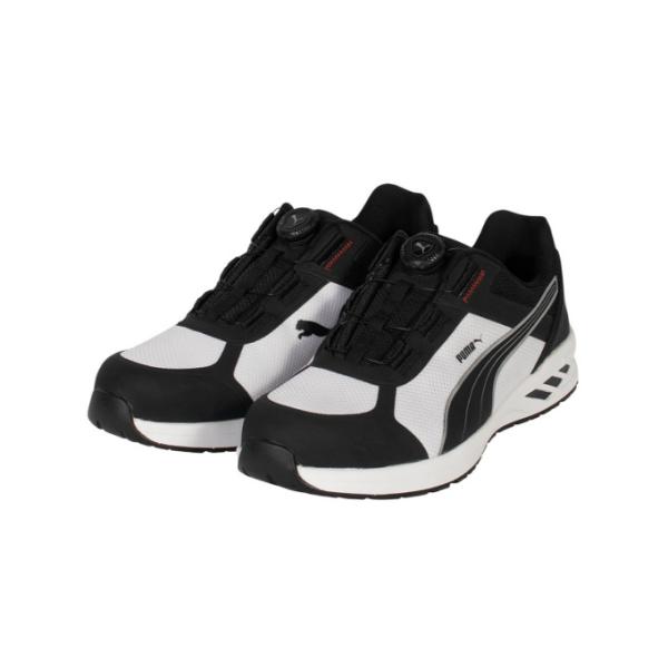 履き口をソフトに仕上げ、メッシュ構造で快適な履き心地を実現したPUMAローカットモデル■カラー：ブラック&amp;ホワイト■サイズ：25.0cm〜28.0cm■素材：アッパー/合成繊維ソール/合成底先芯/グラスファイバー強化合成樹脂検索ワー...