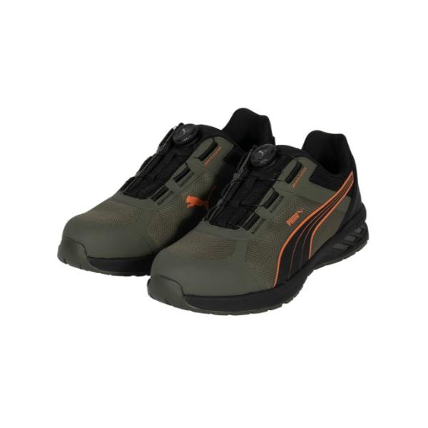 履き口をソフトに仕上げ、メッシュ構造で快適な履き心地を実現したPUMAローカットモデル■カラー：オリーブ■サイズ：25.0cm、25.5cm、26.0cm、26.5cm、27.0cm、28.0cm■素材：アッパー/合成繊維ソール/合成底先芯...