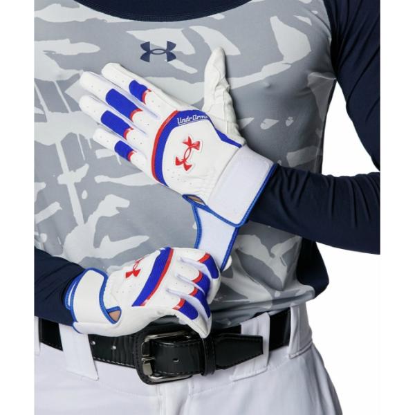 ■カラー：102/White / Team Royal /■サイズ：SM、MD、LG■フィット感：Regular■素材：合成皮革、ナイロン、ポリエステル、ポリウレタン■セット数量：両手用■生産国：インドネシア■特長：ウォッシャブル対応　内側...