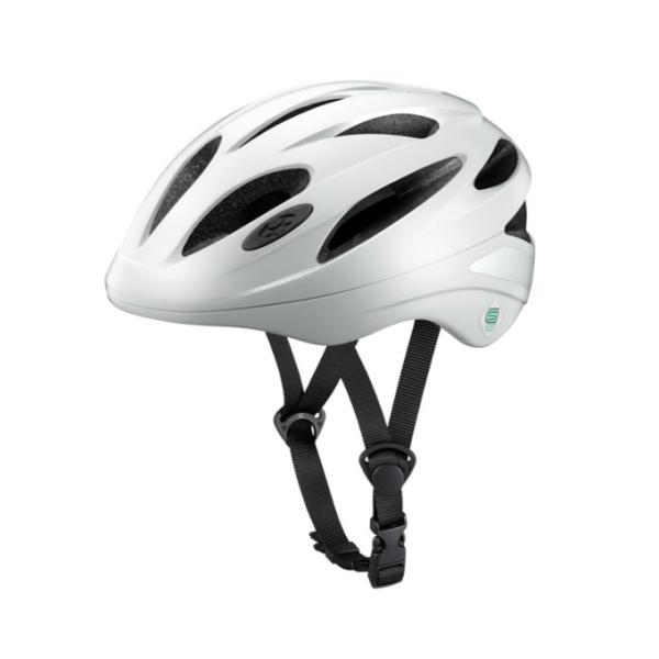 通学用自転車ヘルメット軽さと耐久性がグレードアップしたスタンダードモデル。■カラー：ホワイト■サイズ：頭周のめやす/62cm〜64cm■重量：参考重量/355g※重量は当社計測による参考重量のため、実際の重量と若干異なる場合があります。■特...