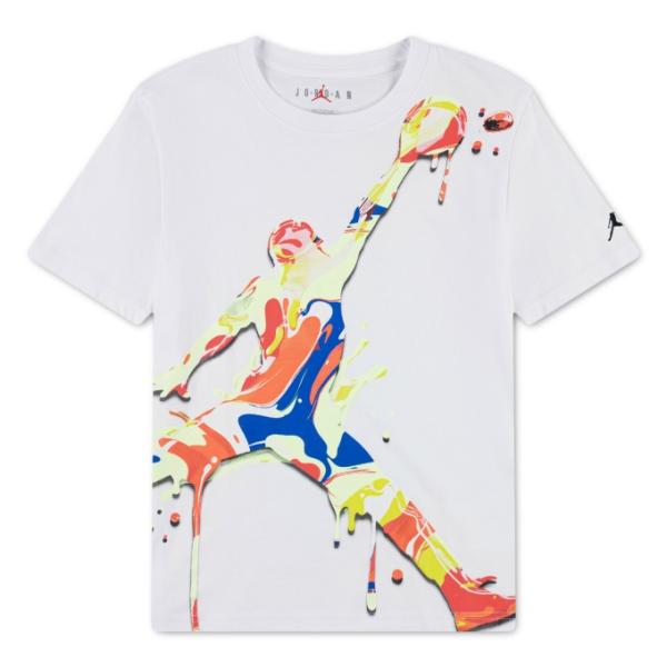 ペイントを垂らしたようなジャンプマンのグラフィックが目を引く、インパクトのあるデザインの半袖Tシャツ。大胆なプリントながらもベースはシンプルで、コーディネートに取り入れやすい一枚です。やわらかな素材を使用しており、肌触りがよく快適な着心地。...