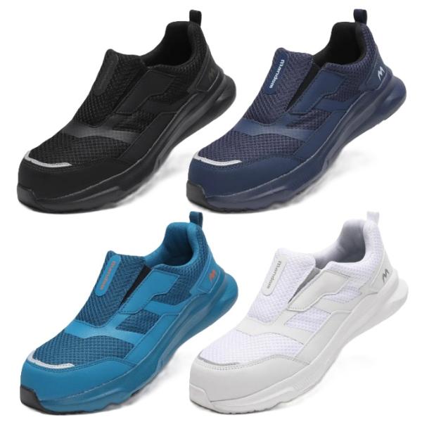 ■カラー：ターコイズ、ネイビー、ブラック、ホワイト■サイズ：25.0-29.0cm■素材：アッパー材/合成皮革、合成繊維底材/EVA、TPR■原産国：中国■仕様：・足幅/4E相当・先芯/樹脂製先芯・片足重量/320g(26.0cm代表値)検...