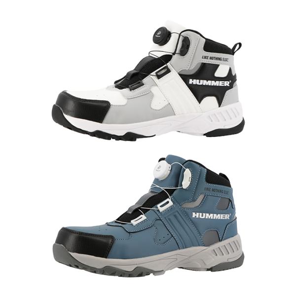 ダイヤル式で、脱ぎ履き・フィット感の調節可能な軽量の樹脂先芯スニーカー■カラー：ホワイト、スレートブルー■サイズ(実寸サイズ)：25.0cm、25.5cm、26.0cm、26.5cm、27.0cm、28.0cm横幅/12.0cm、高さ/16...