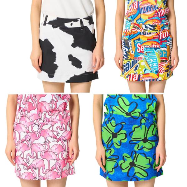 LOUDMOUTH らしい、大胆で遊び心のあるスカートです。薄い色でも透けにくい防透素材で伸縮性があり、インナーパンツ付きでスイング時の動きやすさをサポート。無地トップスとのコーディネートもおすすめです。■カラー：013、453、454、4...