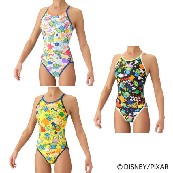 耐久性に優れた TOUGHSUIT（タフスーツ）シリーズの Disney（ディズニー）デザインモデル。環境に配慮したリサイクルポリエステル素材を使用しており、塩素に強く長持ちするため、大会に向けて練習を重ねる頻度が高いスイマーにおすすめのト...
