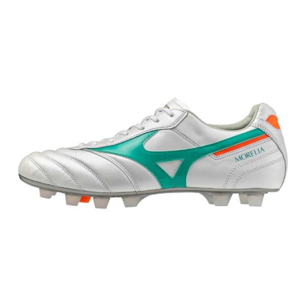 ■カラー：35 ( WH/GR スーパーホワイトパール×グリーン )■サイズ：24.0cm-28.0cm■質量：約205g ( 27.0cm片方 )■素材：甲材 / 天然皮革、人工皮革底材 / 合成底スタッド / 合成樹脂 ( 固定式 )■...