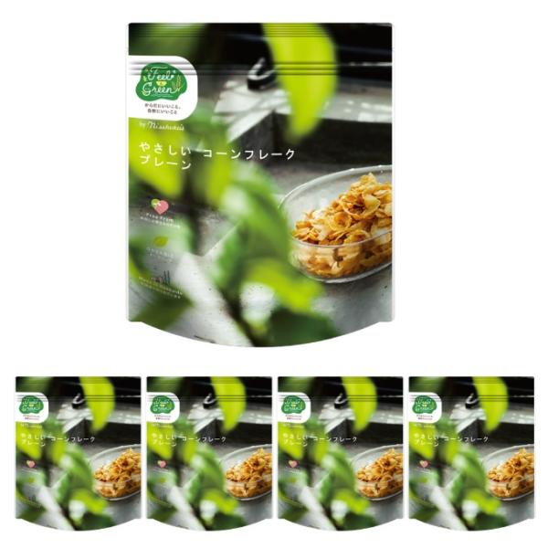 有機とうもろこしを使用したオーガニックコーンフレーク■容量：120g×5袋■栄養成分：30gあたり　エネルギー/115kcal、たんぱく質/2.8g、脂質/0.1g、炭水化物/26.3g（糖質/25.5g、食物繊維/0.8g）食塩相当量/0...
