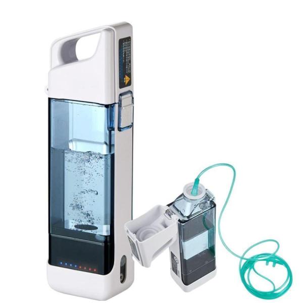 吸入器付き水素水生成器、ポータブル水素リッチウォーターカップ、イオン水生成器、1500~3000PPB/ 300ml/ 12オンス、アルカリ水質改善用 (300ml)