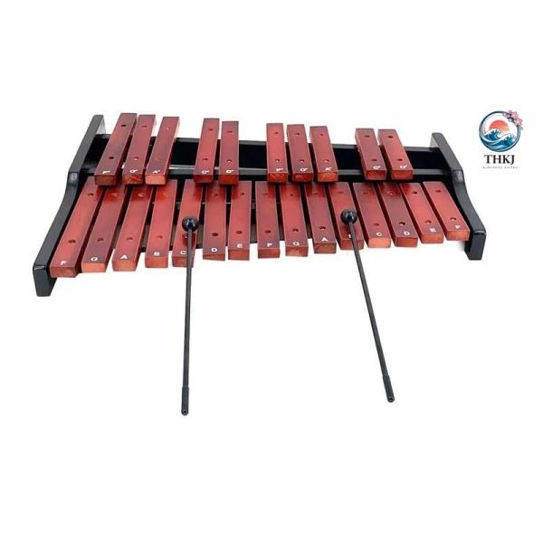 【全品2点で5%OFF】卓上木琴 25音 コンパクト木琴 グロッケンシュピール パーカッション 音楽教育玩具 細かい運動能力 打楽器 音楽玩具 演奏用 ギフト 木製 楽器