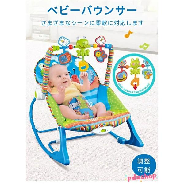 背もたれとハンドルの調整で快適な姿勢を実現 サイドボタンで背もたれの高さを3段階に調整可能。片手で操作でき、お子様の食事・遊び・休憩など、さまざまなシーンに柔軟に対応します。 肌に優しい素材＆厚手クッションで快適な座り心地 クッション部分に...