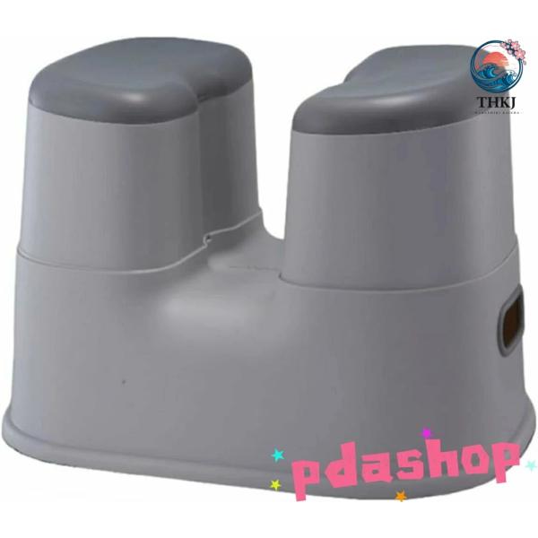 【全品2点で5%OFF】バスチェア 字型 耐久性 取り外し可能 デザイン シャワーチェア 多機能 お尻洗浄 トイレ用品 入浴補助 滑り止め足 (グレー)