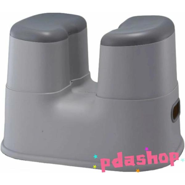 バスチェア 字型 耐久性 取り外し可能 デザイン シャワーチェア 多機能 お尻洗浄 トイレ用品 入浴補助 滑り止め足 (グレー)