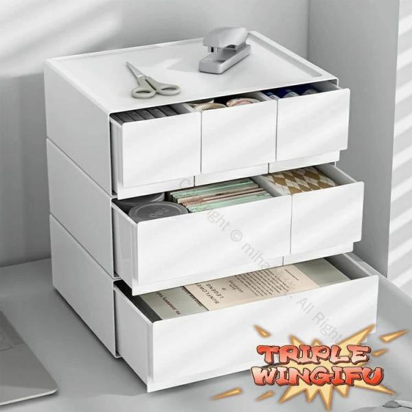 【商品コード】：y813447  【カラー】  ホワイト  仕様：1段【引き出し1つ】、1段【引き出し2つ】、1段【引き出し3つ】、3段  材質：ポリプロピレン  原産国 : 中国  【この商品について】  【商品仕様】 ポリプロピレン材質...