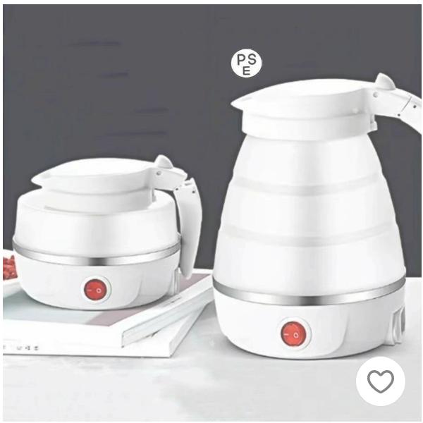 収納や持ち運びに便利な「折りたたみケトル」シリコン製のケトルなので使わない時はコンパクトに折りたためて収納場所に困りません。スーツケースに入れても場所を取りません。つまみひとつの簡単操作。脱着式のプラグで収納時にかさばりません。【商品詳細】...
