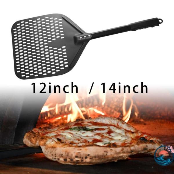 【素材】: 金属製ピザピールはアルミニウム製で、人間工学に基づいて設計されたハンドルは握りやすく快適です。 【省スペース】: ピザパドルの長いハンドルの端には吊り下げ穴があり、キッチンに吊り下げて簡単に収納できます。 【特徴】: ピザフリッ...