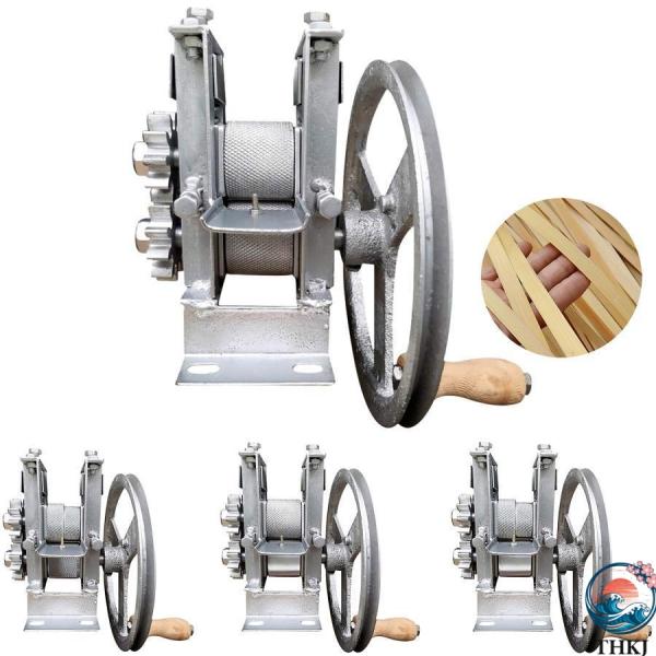 竹割り 竹剥ぎ器 竹剥ぎ機 竹を剥ごう 竹割りから 竹を割る 竹を剥ごう(抱き剥ぎ/足剥ぎ/口剥ぎ供給厚さが1 CM以下の竹条、幅が1.5 CM竹の出料の厚さは0.4 mm-3 mmまで調整できます竹の頭は平らにしなければ機械に入ることができない