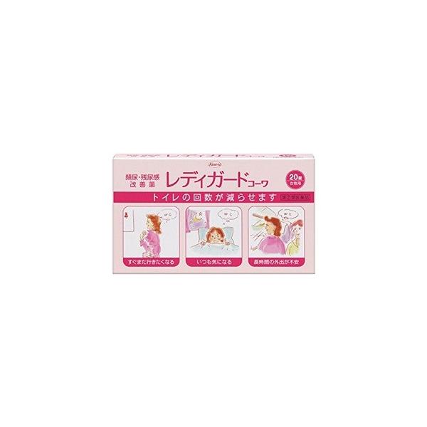レディガードコーワは、有効成分フラボキサート塩酸塩をOTC医薬品として開発した頻尿・残尿感の改善薬です。 日中に何度も何度もトイレに行きたくなったり、就寝後に排尿のために起きてしまったりする「頻尿」や、トイレに行ってもすっきりした感じがしな...