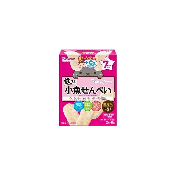 国産米を使用し、しらすを練り込んだ、お米の味が分かる口どけしやすいおせんべいです。7か月頃から