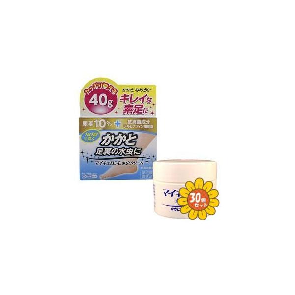 硬くなったかかと等の水虫は、角質層が他の部分より厚く薬が浸透しにくくなっています。抗真菌成分+尿素10％が配合されたマイキュロンL水虫クリームは1日1回の使用により、角質層の深部まで浸透し水虫菌をしっかり殺菌します。