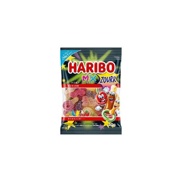 ゴールドベア、ハッピーコーラ、ハッピーチェリーなど、ハリボーの大人気グミのサワータイプが一度に楽しめます。