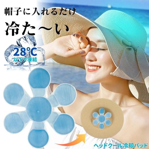 帽子の中に入れるだけ28℃以下で固定化!ヘルメットや帽子の中に入れるだけ頭もしっかり暑さ対策ができます!28度以下で自然凝固!程よい冷たさ!帽子やヘルメットの内側に入れてかぶればひんやり気持ちいい!約28度以下に冷やすと凝固するNASAテク...