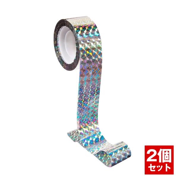 両面に鏡面反射があって最適なパフォーマンスを実現耐久性のあるホログラフィック防虫反射テープ超厚く、強い耐候性、長く使えます長期間に太陽の光を反射させ、害鳥を遠ざけます独特の立体感と光沢感を持つ鳥よけ棒は、太陽光を反射し鳥を遠ざけますので環境...