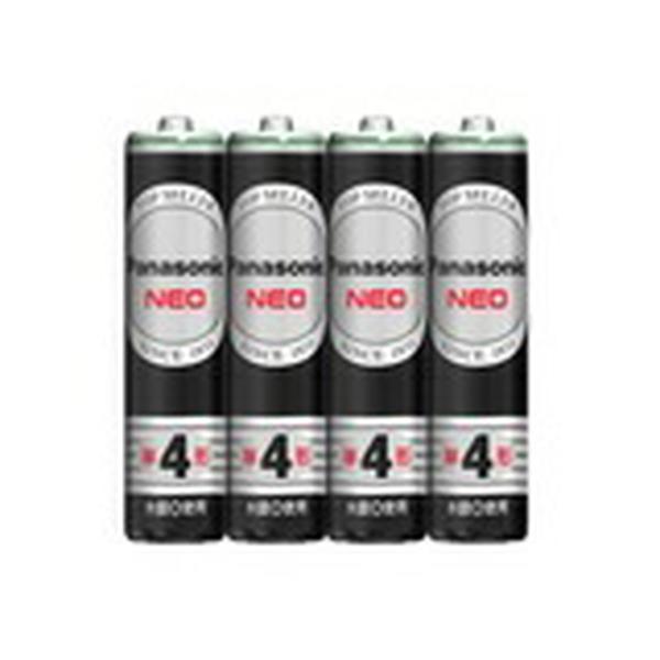 パナソニック マンガン乾電池 ネオ黒 単4形 4本シュリンクパック <BR>広告文責：アットライフ株式会社TEL 050-3196-1510 ※商品パッケージは変更の場合あり。メーカー欠品または完売の際、キャンセルをお願いするこ...