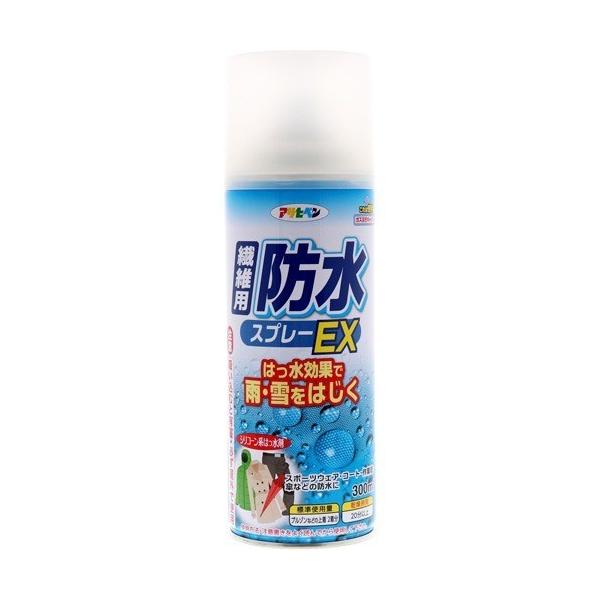 商品名：アサヒペン 繊維用防水スプレーEX 300ml内容量：300mlJANコード：4970925303851発売元、製造元、輸入元又は販売元：株式会社アサヒペン商品番号：101-15347商品説明：●はっ水効果により、雨や雪、泥ハネ汚れ...