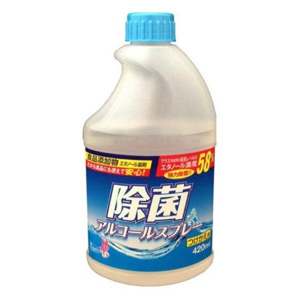 商品名：友和 除菌アルコールスプレー つけかえ用 420ml全ての菌を除菌するわけではありません。飲まない。用途以外には使わない。子供の手の届かない所に置かない。直射日光の当たる所や高温になる所には保管しない。使用時は換気に注意する。荒れ性...